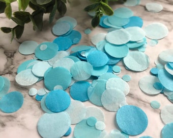 25 Blue Confetti Curls, Blue Confetti, Curly Paper Strips - Etsy