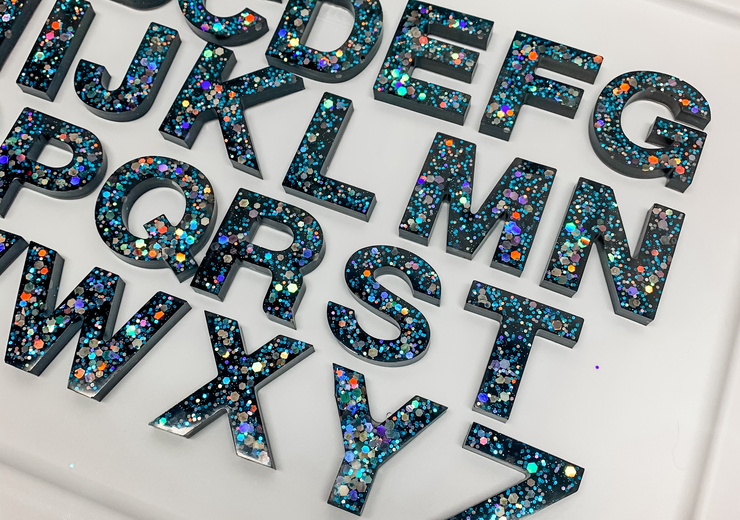 Toys Toys & Games Outer space themed resin letters etna.com.pe