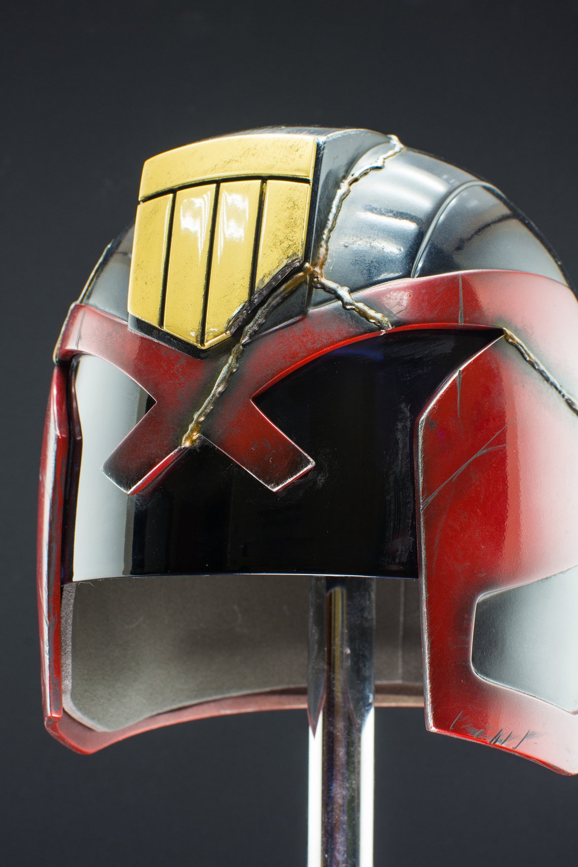 Judge Dredd Original Design Helmet Replica READY TO SHIP | Etsy