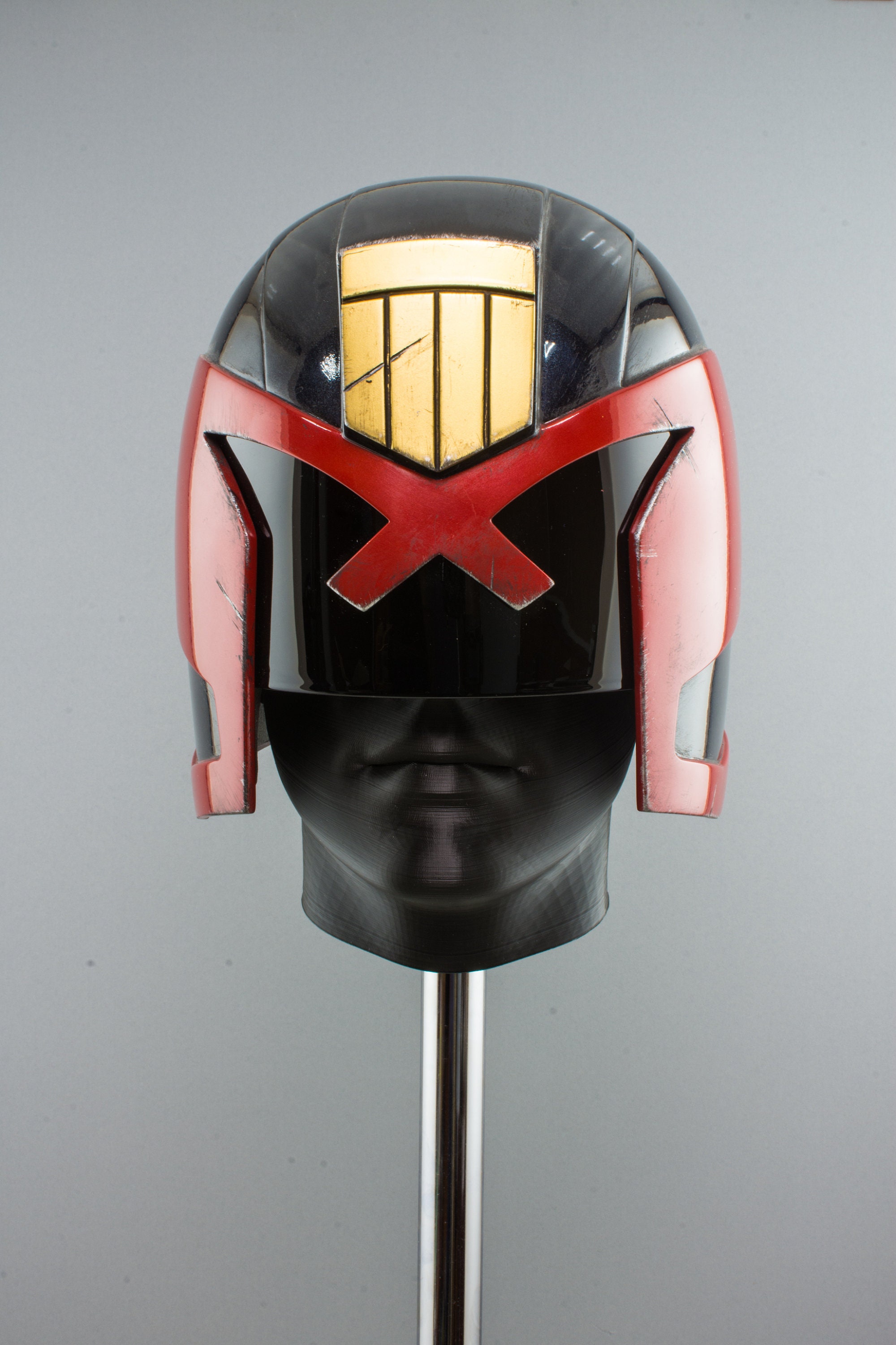 Judge Dredd Battle Damage Helmet Replica | Etsy UK
