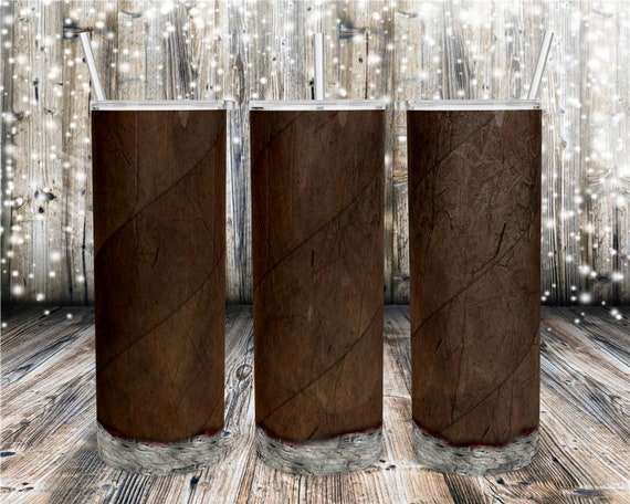 Burning Cigar 20oz Skinny Straight & Tapered Sublimation - Etsy