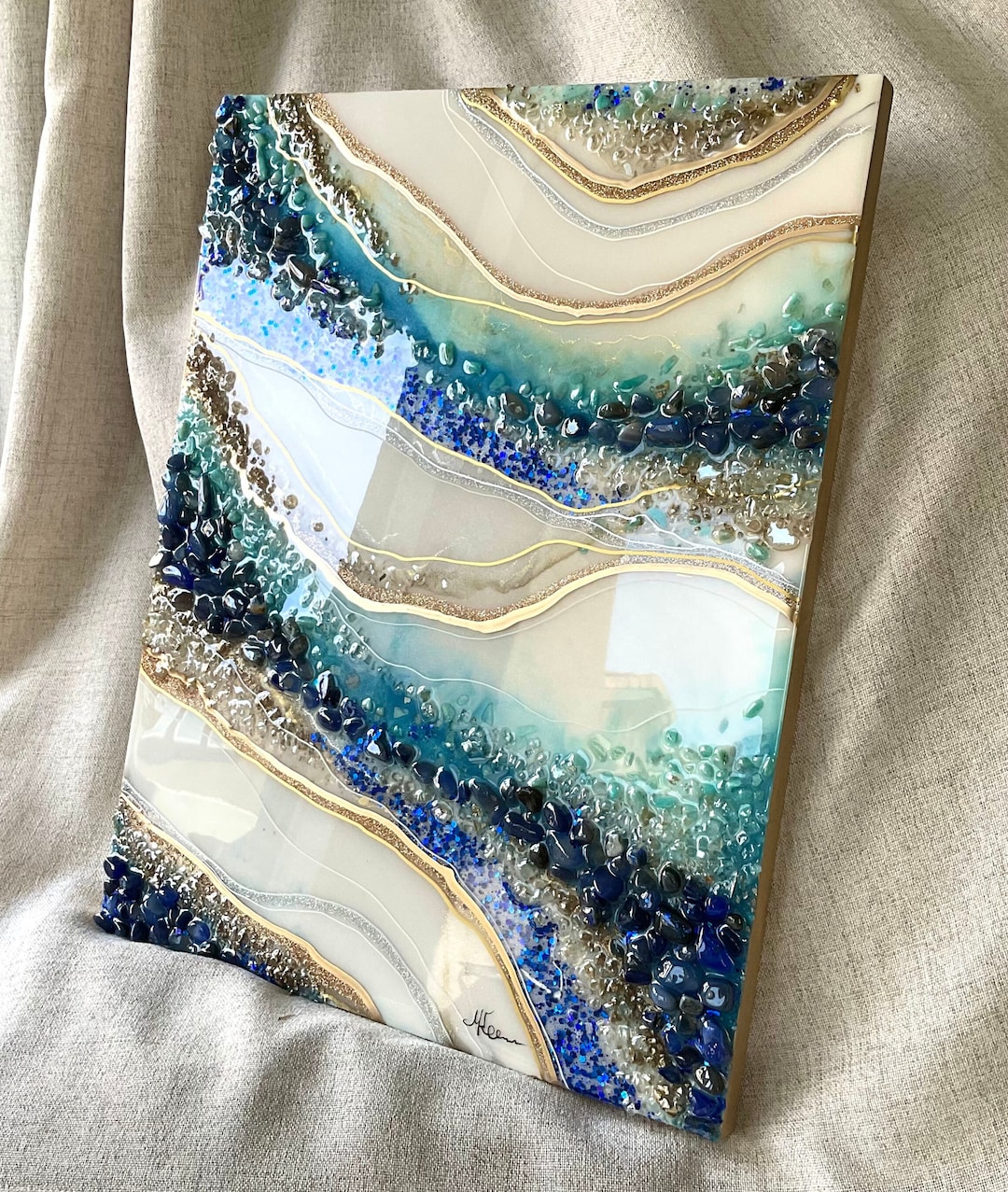 Made to Order Resin Wall Art. Custom Geode Wall Art. Wall Painting ...