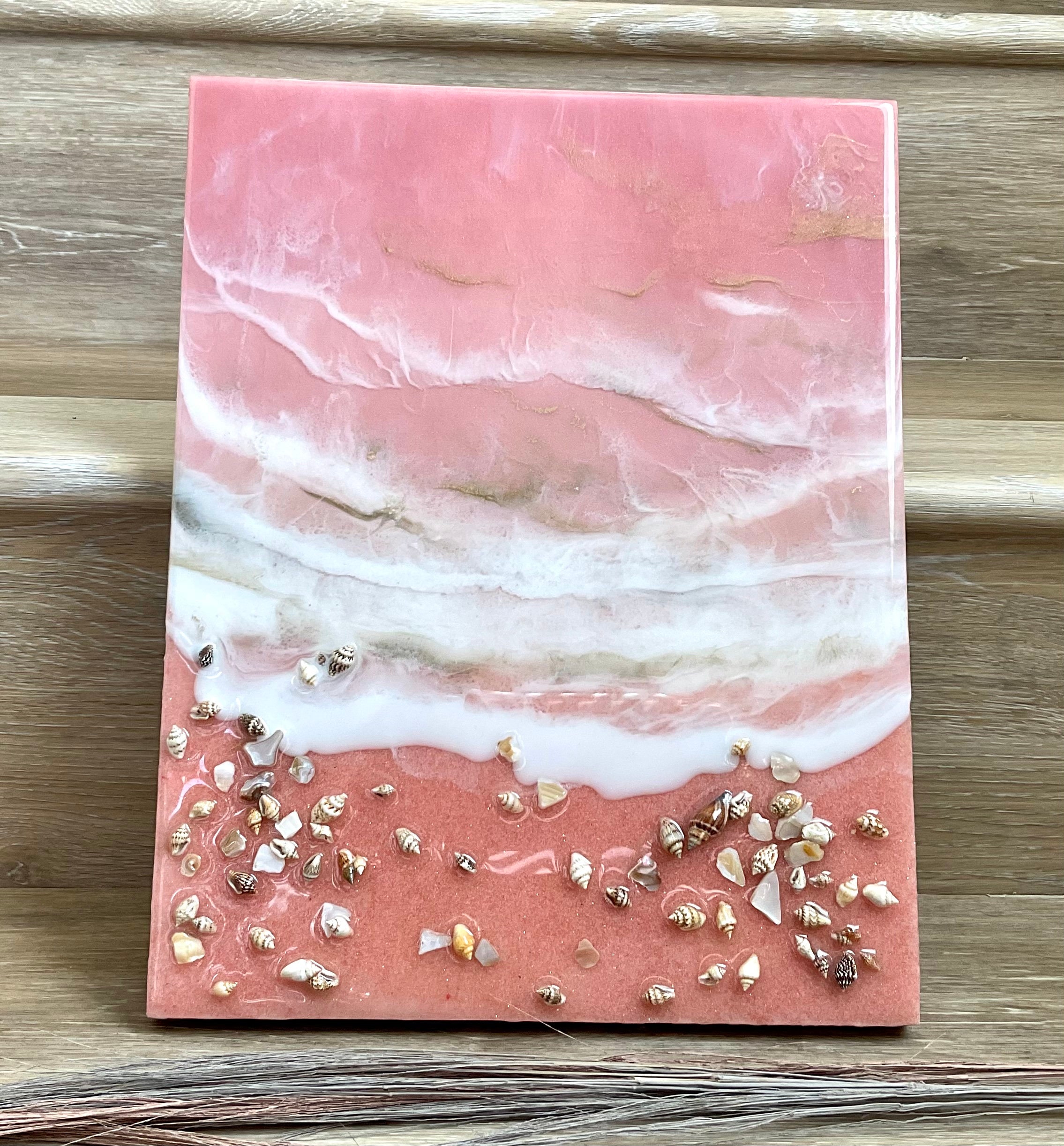 11x14 Resin Ocean Painting: 3D Beach Wall Art - Etsy