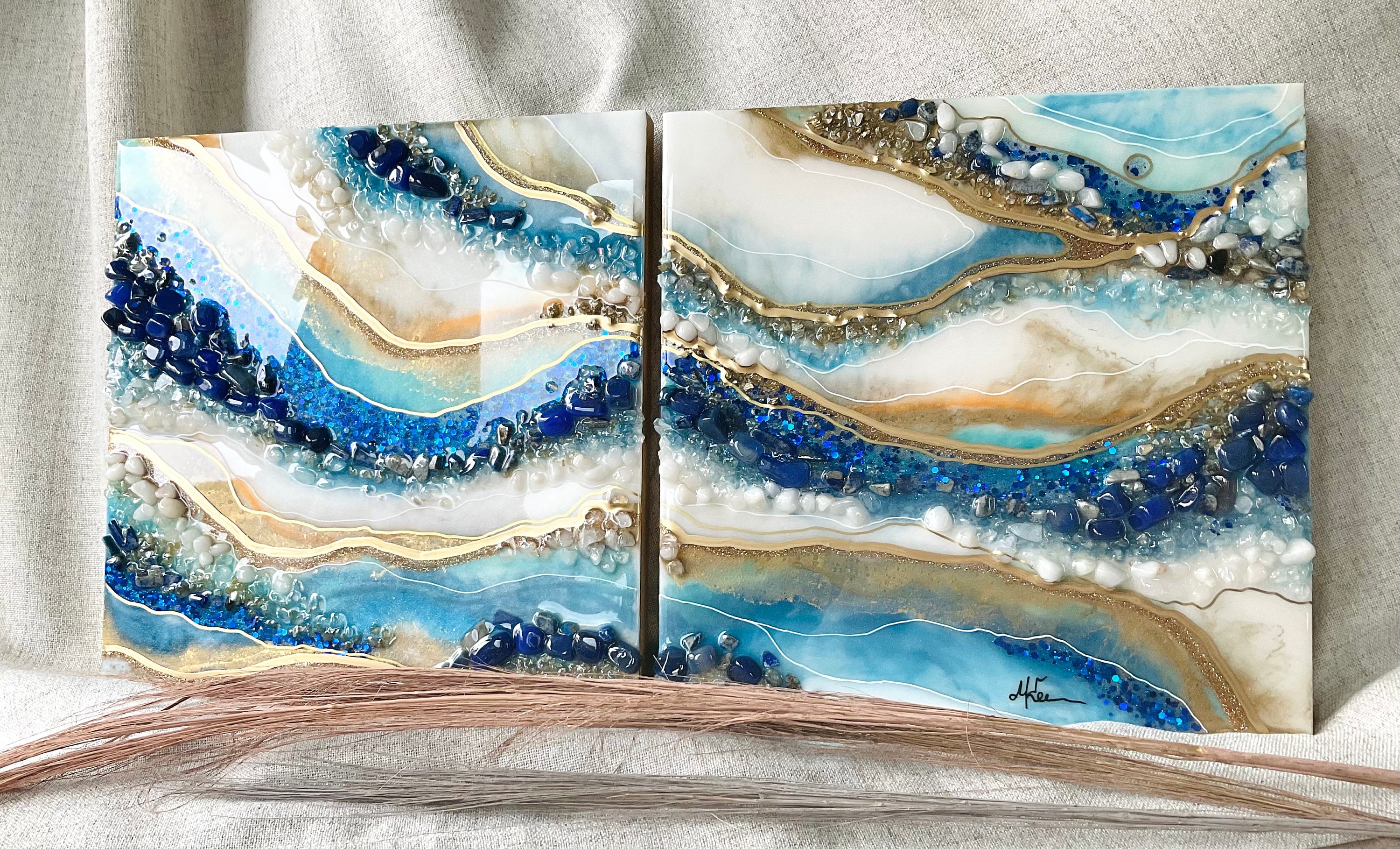 Made to Order Resin Wall Art. Custom Geode Wall Art. Wall Painting ...