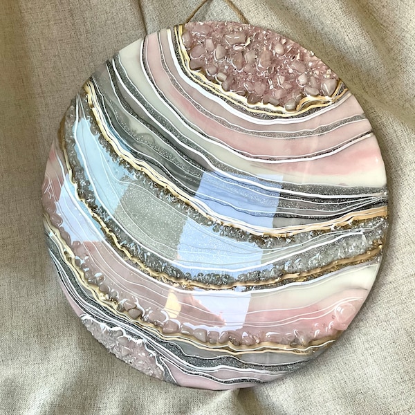 Round Resin Art - Etsy