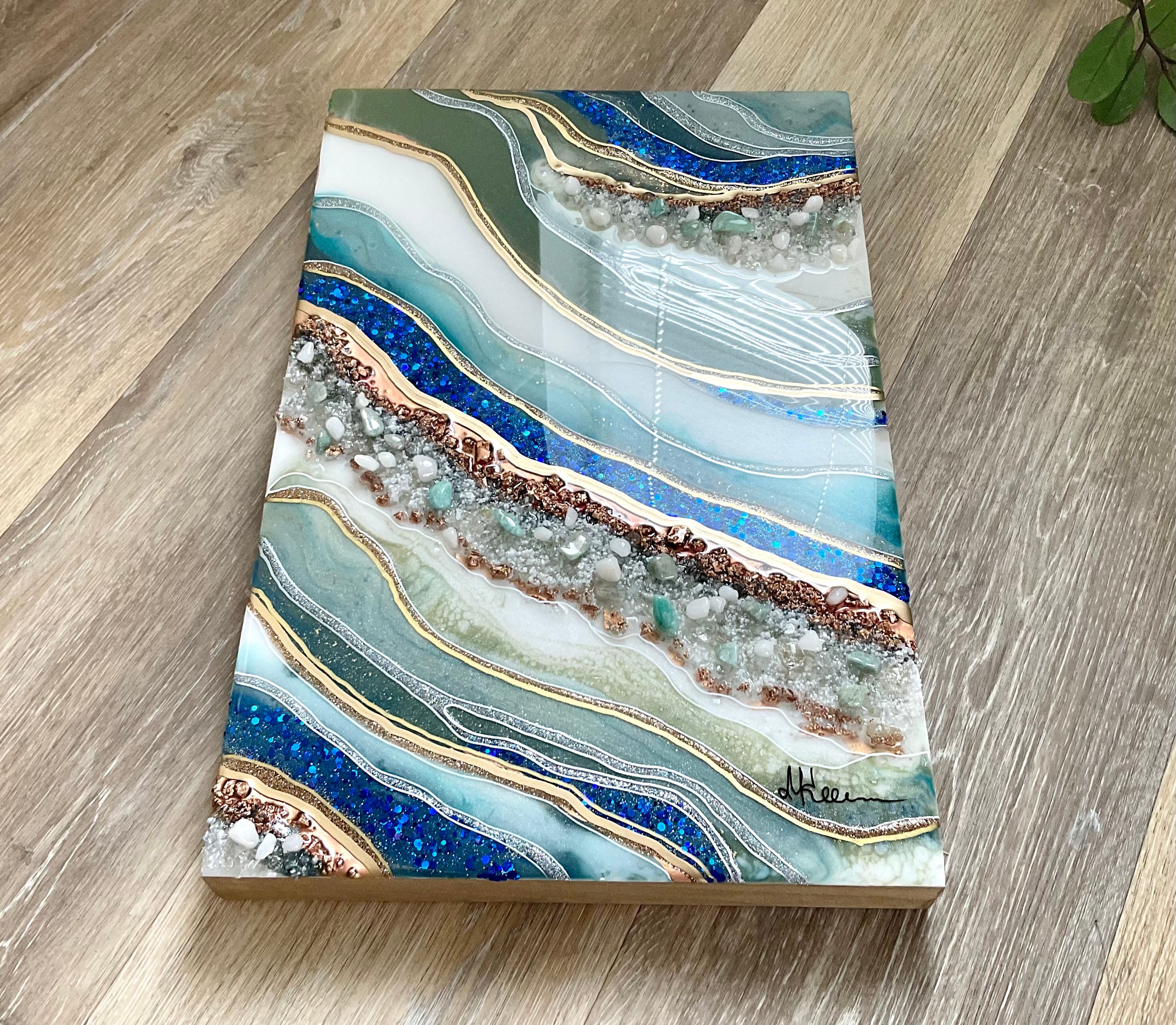 Made to Order Resin Wall Art. Custom Geode Wall Art. Wall Painting ...