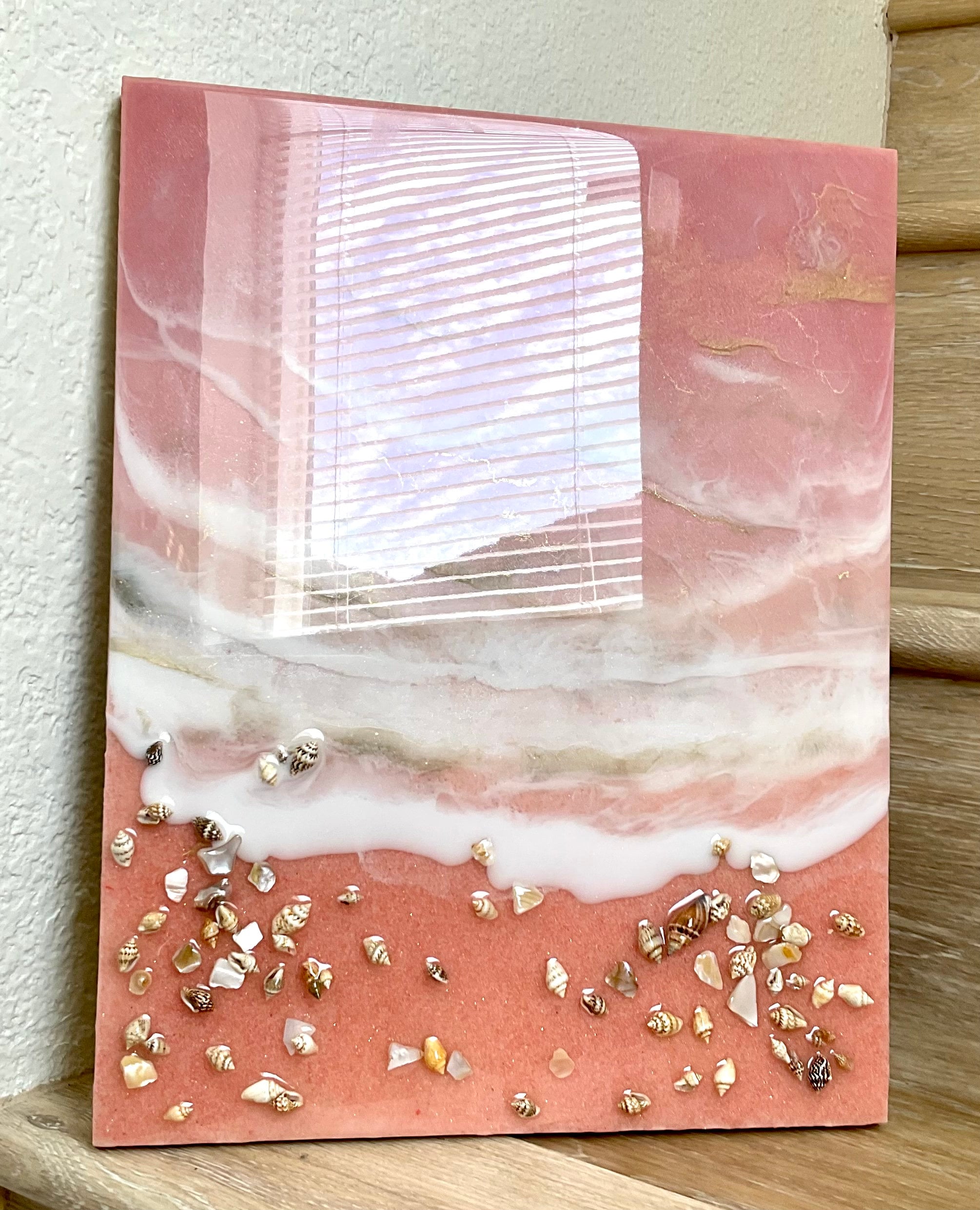 11x14 Resin Ocean Painting: 3D Beach Wall Art - Etsy