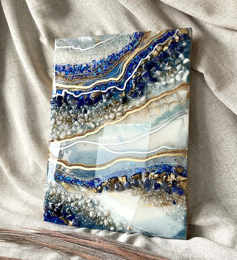 Made to Order Resin Wall Art. Custom Geode Wall Art. Wall Painting. Art ...