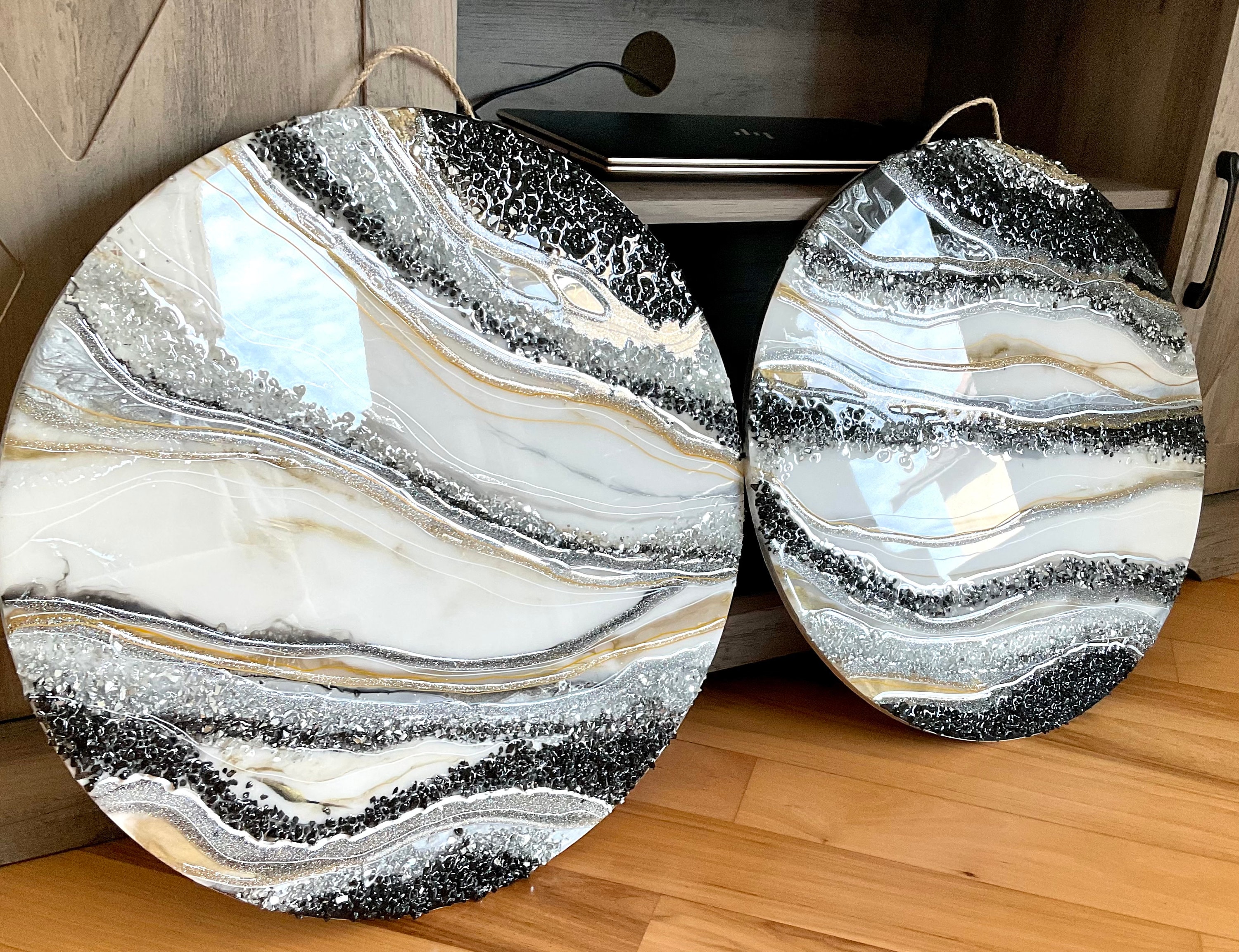 Made to Order Round Resin Wall Art. Custom Geode Wall Art. Wall ...