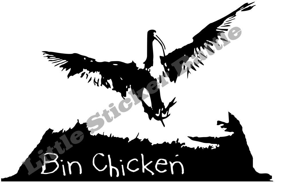 Bin Chicken, Ibis SVG, File for Circuit, for Silhouette Cut Files ...