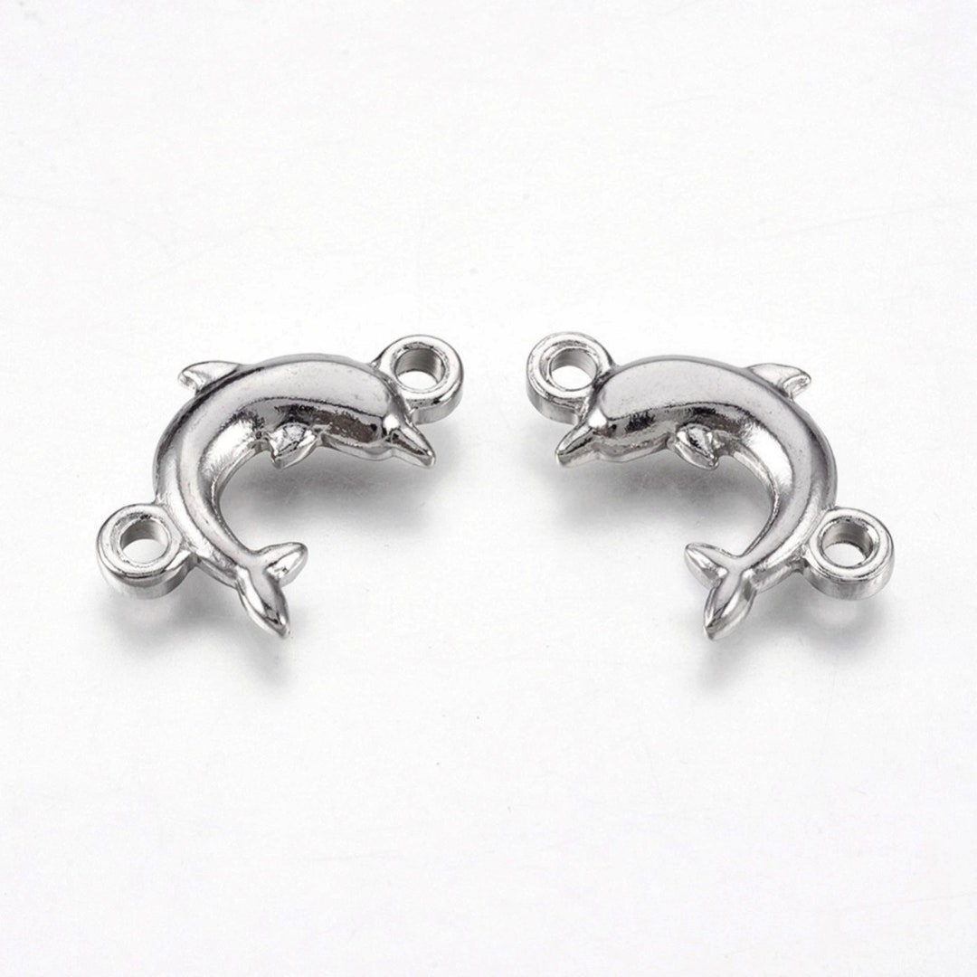 2 X 304 Stainless Steel Connector, Dolphin, Stainless Steel Color ...