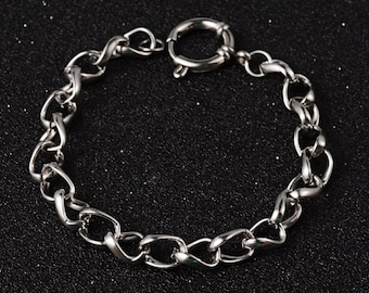 Ring Chain Bracelet - Etsy