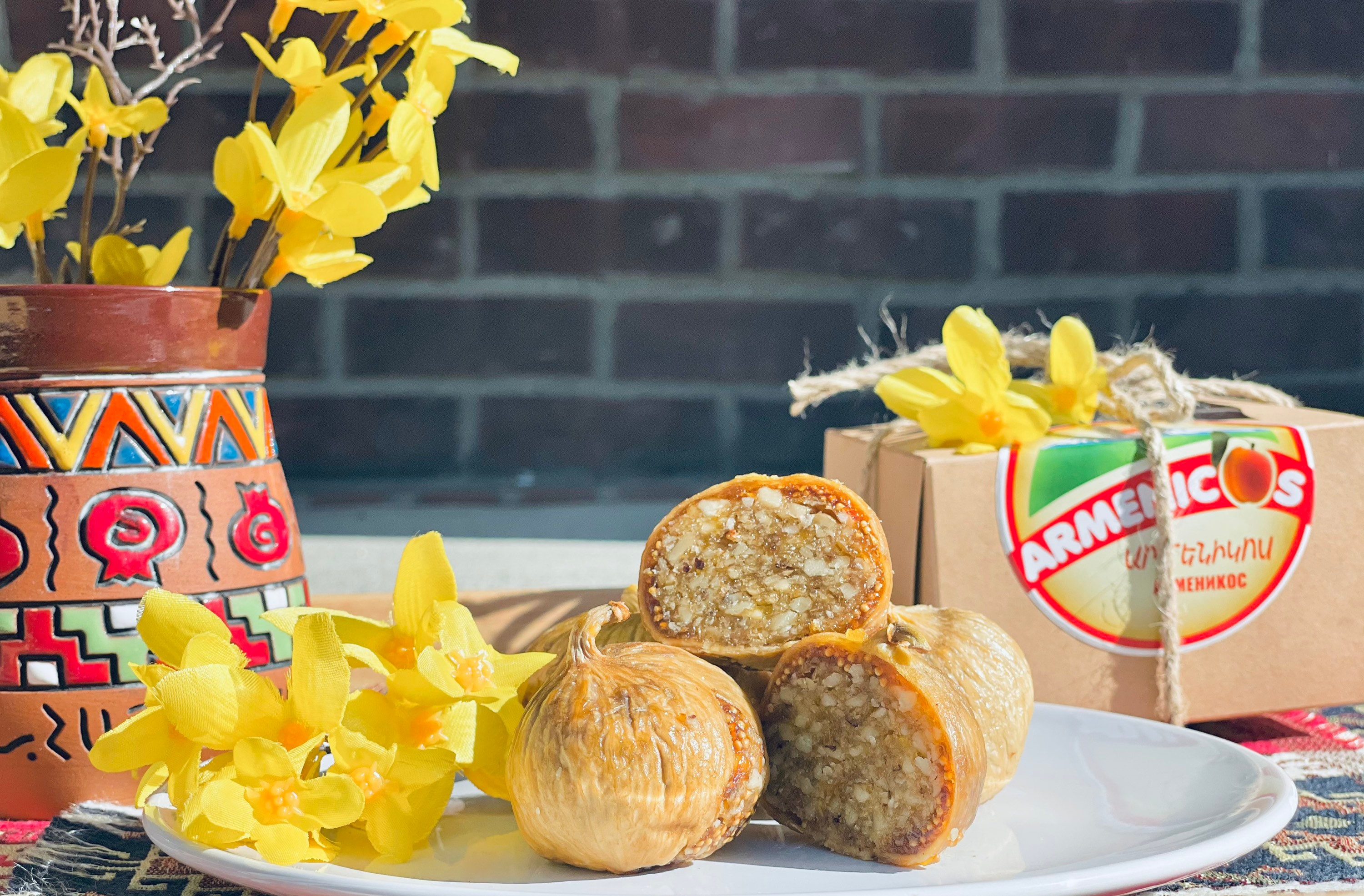 Dried Figs, Dried Figs Stuffed With Walnut, Hazelnut, Honey, Homemade ...