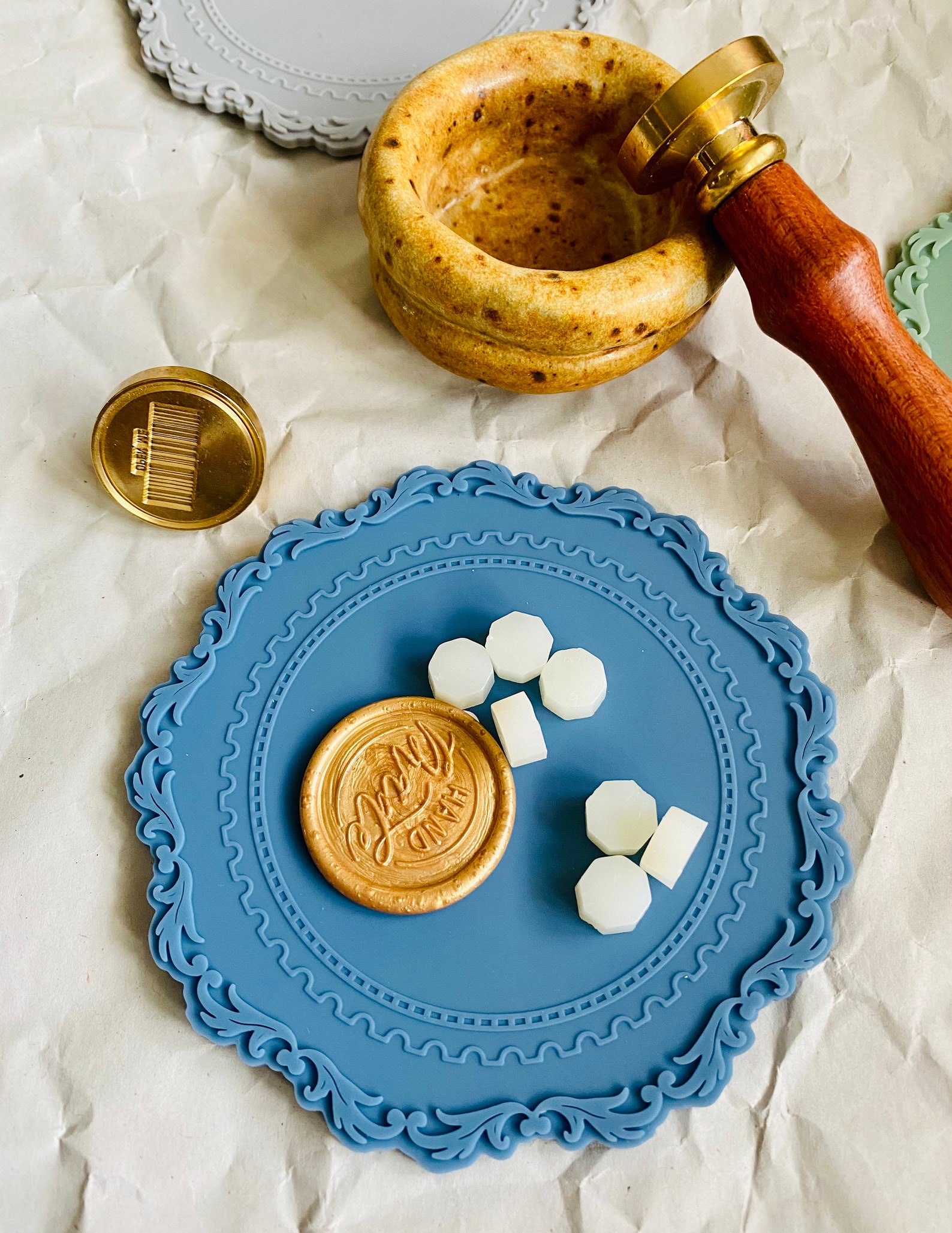 Silicone Mat for Wax Seals | Non-stick Heat Resistant | Multiple Colors ...