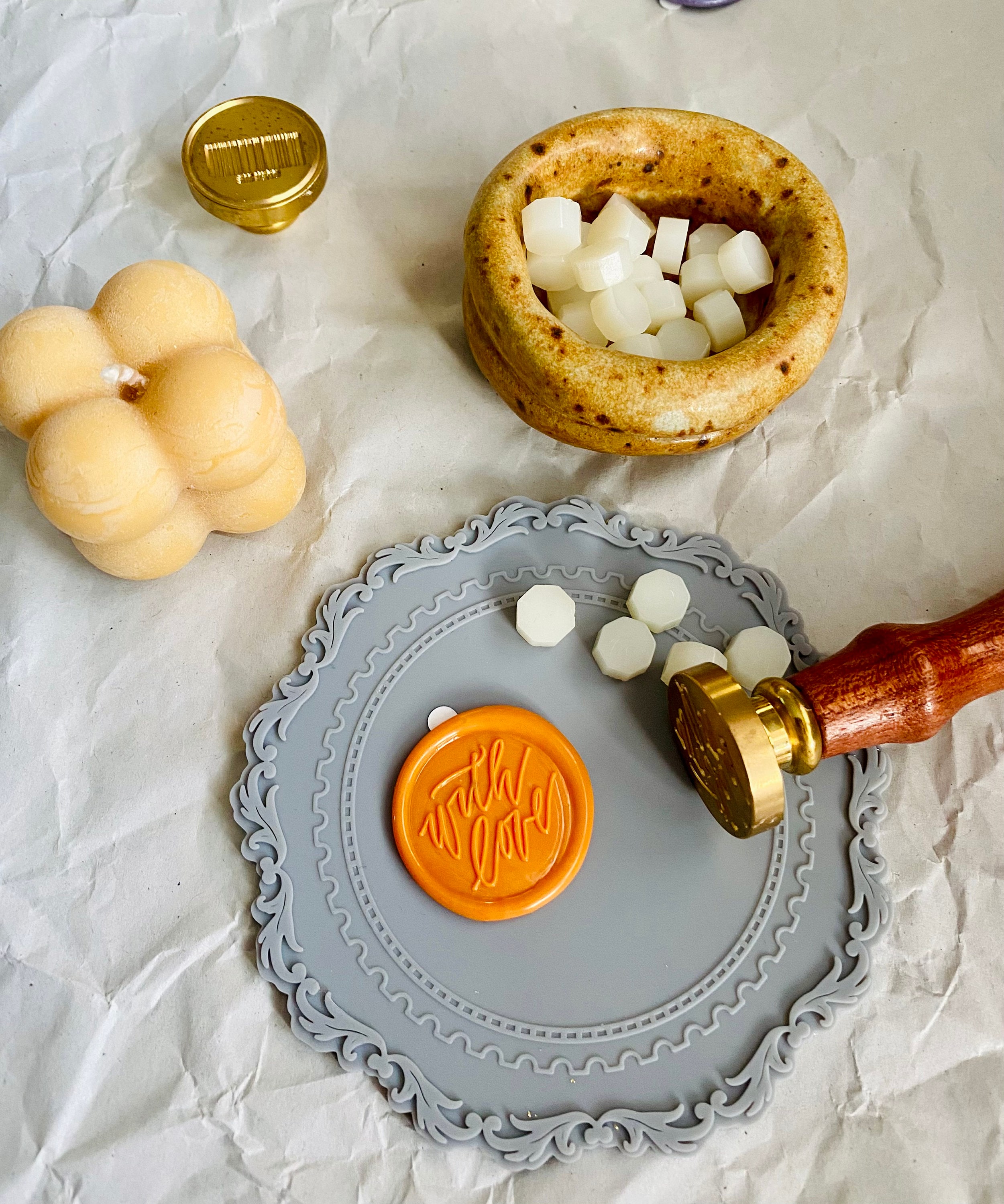 Silicone Mat for Wax Seals | Non-stick Heat Resistant | Multiple Colors ...