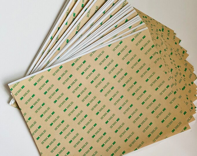 3M 300LSE Adhesive Sheets | 8.3” X 11.4” Easy to Peel - Etsy