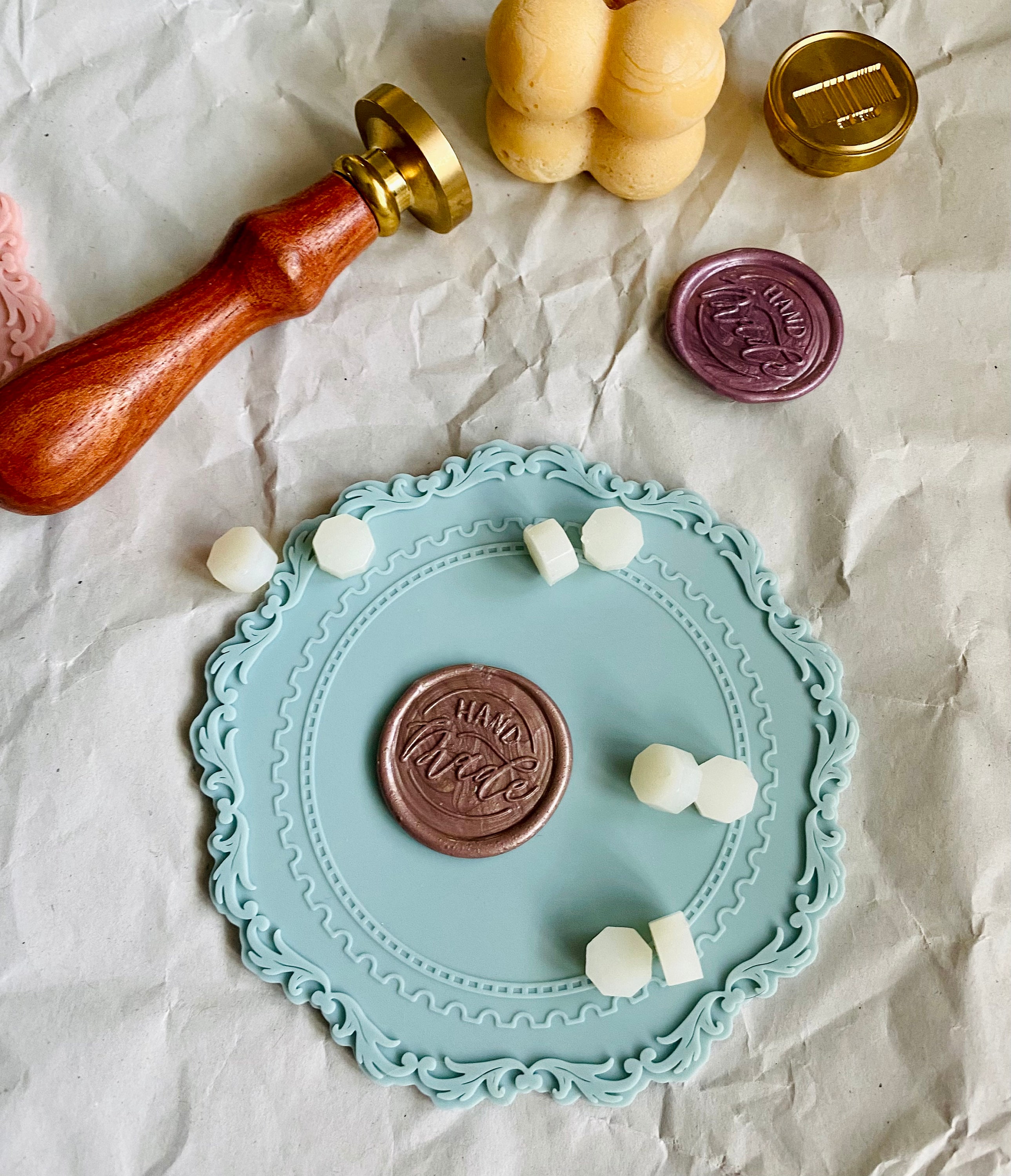 Silicone Mat for Wax Seals | Non-stick Heat Resistant | Multiple Colors ...
