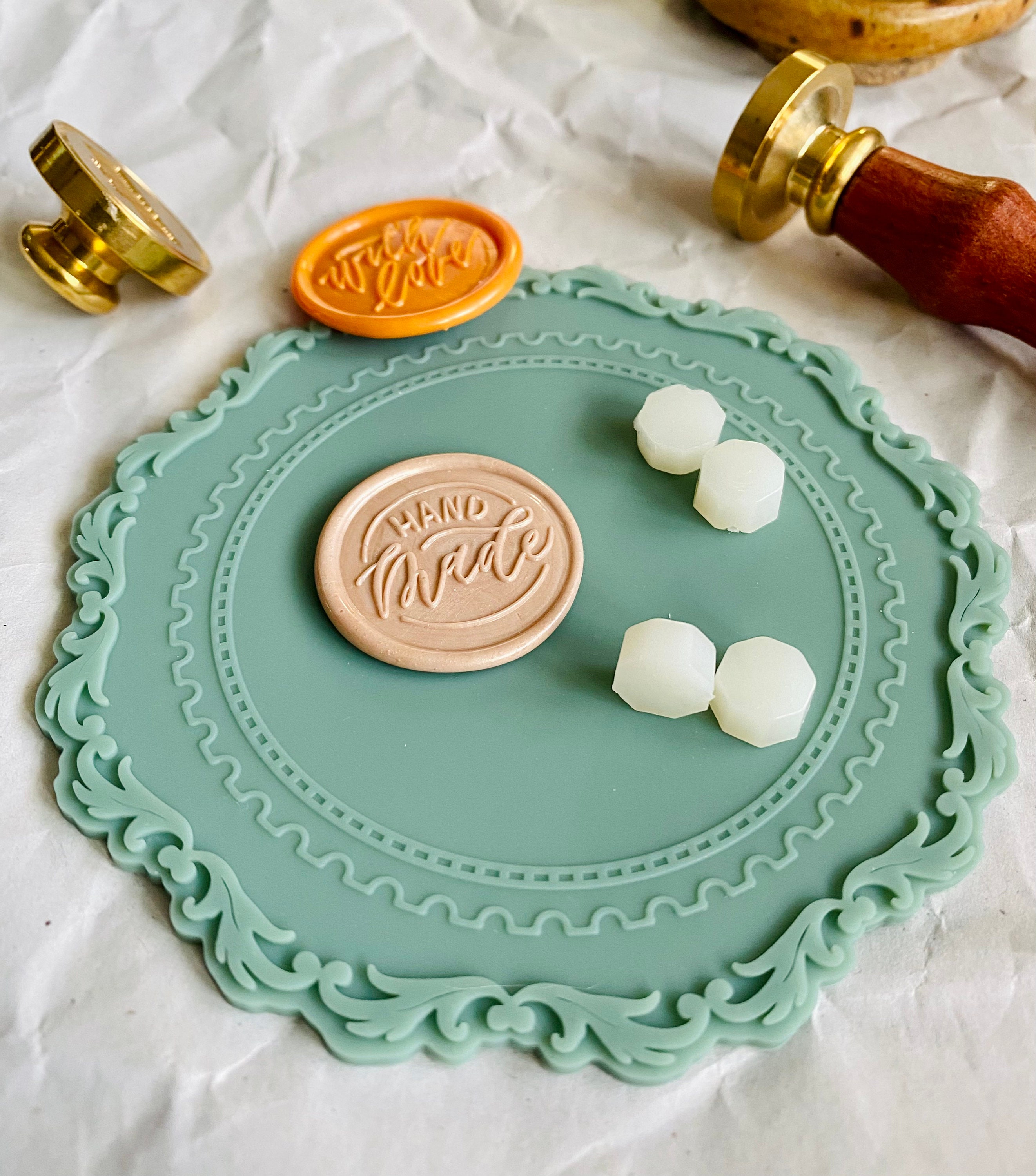 Silicone Mat for Wax Seals | Non-stick Heat Resistant | Multiple Colors ...