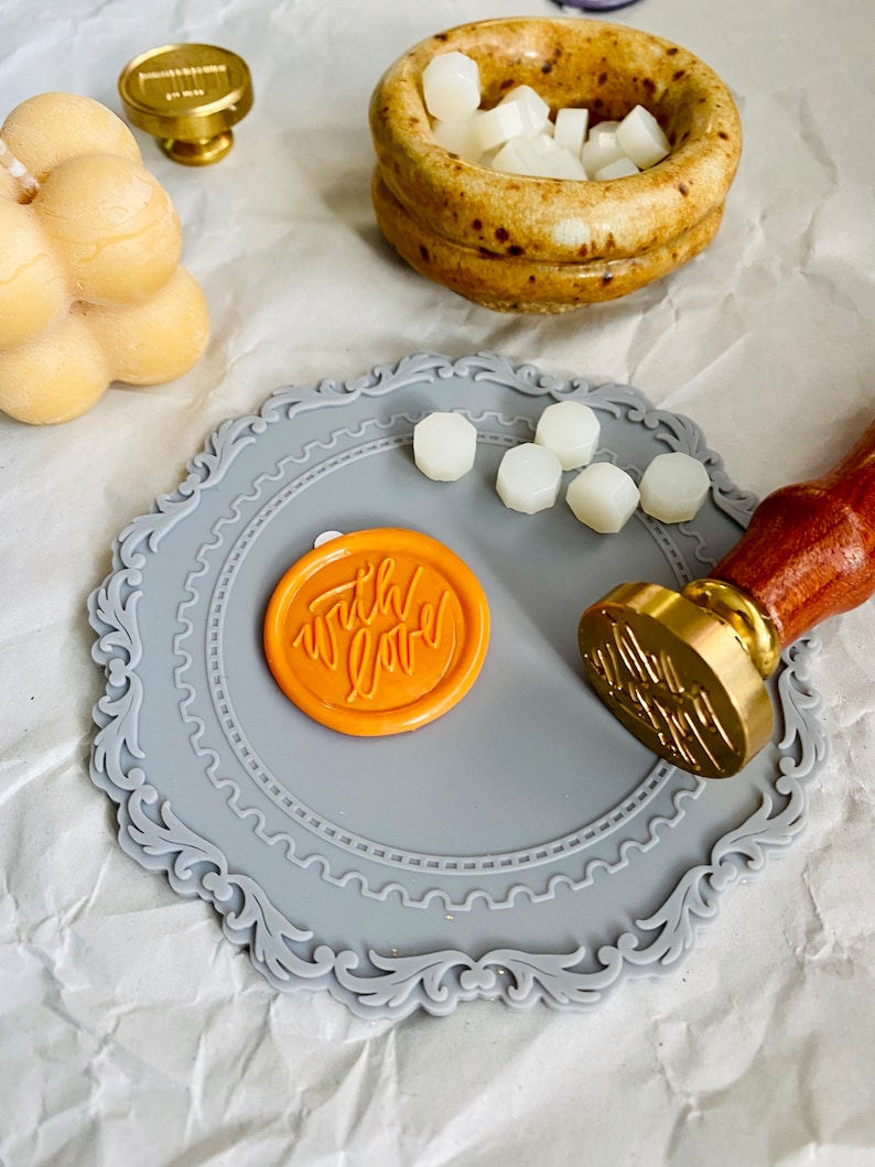 Silicone Mat for Wax Seals | Non-stick Heat Resistant | Multiple Colors ...