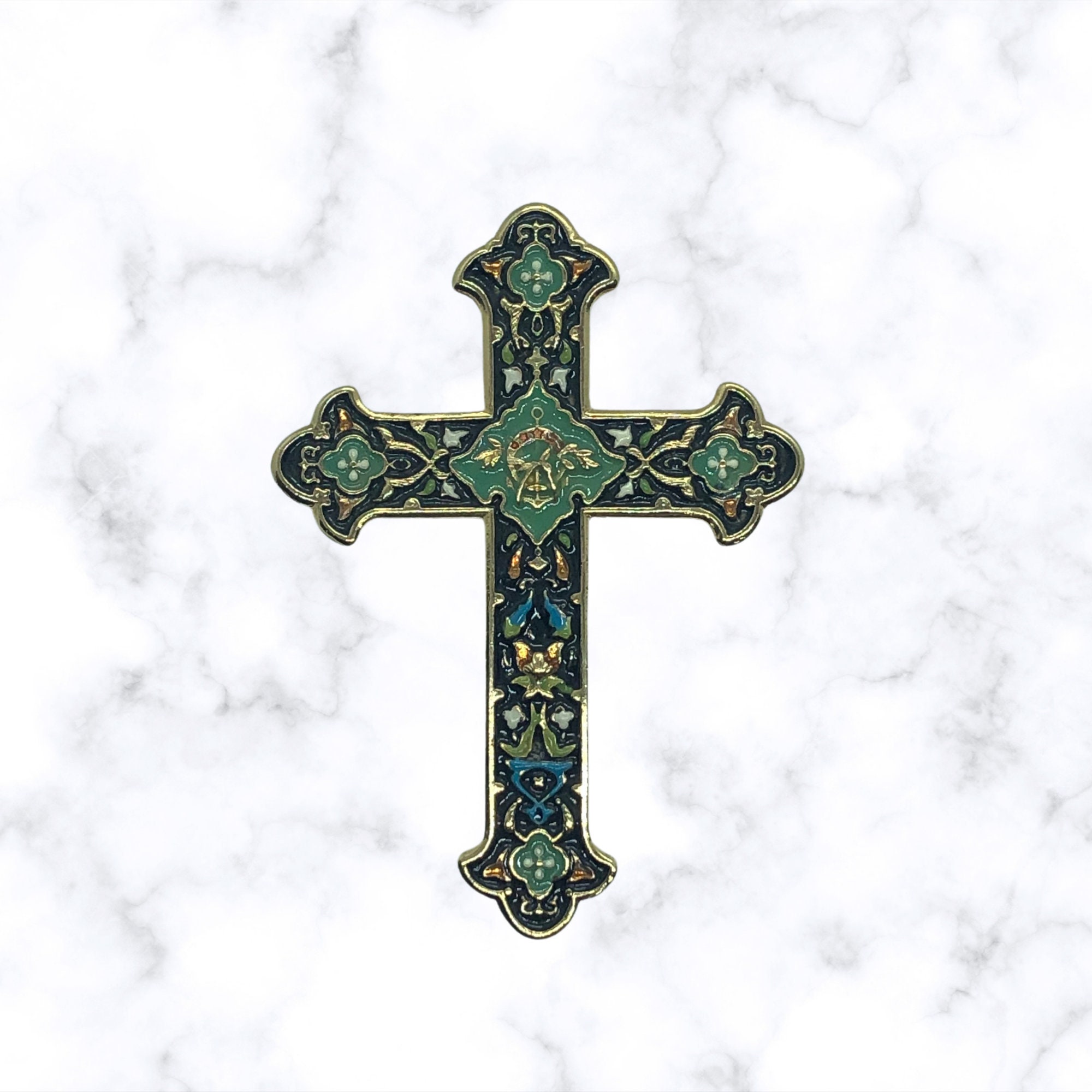 JBK Cross Pendant/pin - Etsy