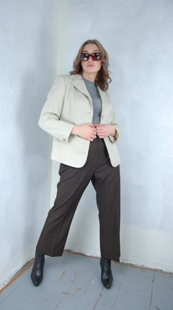 Vintage Neon Pastel Blazer, 1980s Suit Jacket by Anne… - Gem