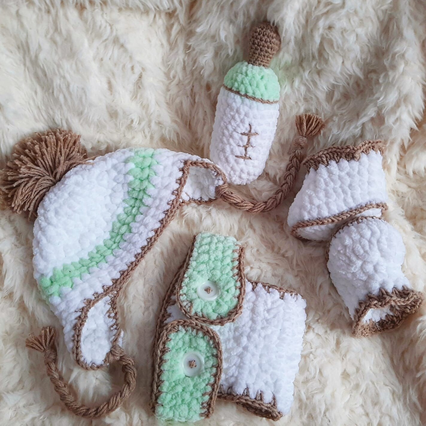 Minty Milk Clothes Set Pattern for Dominic Doll - Etsy