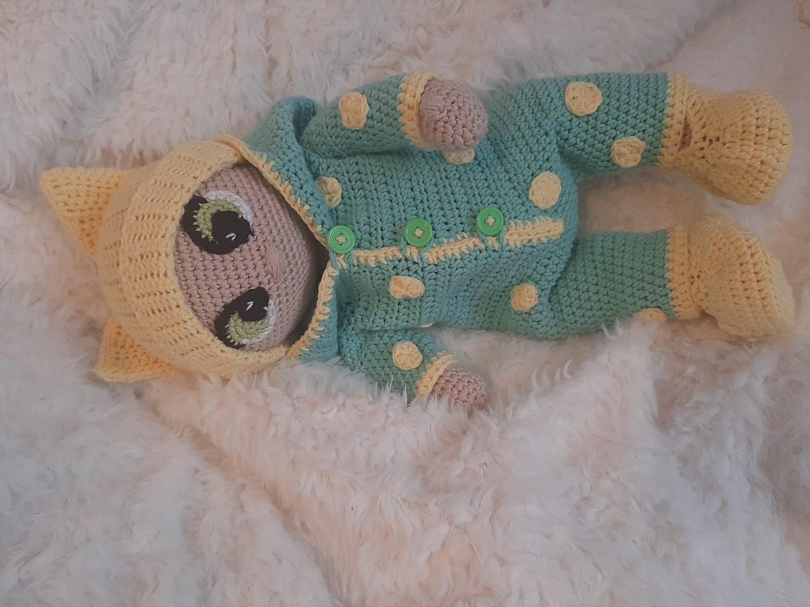 Polka Cat Clothes Set Pattern for Dominic Doll - Etsy