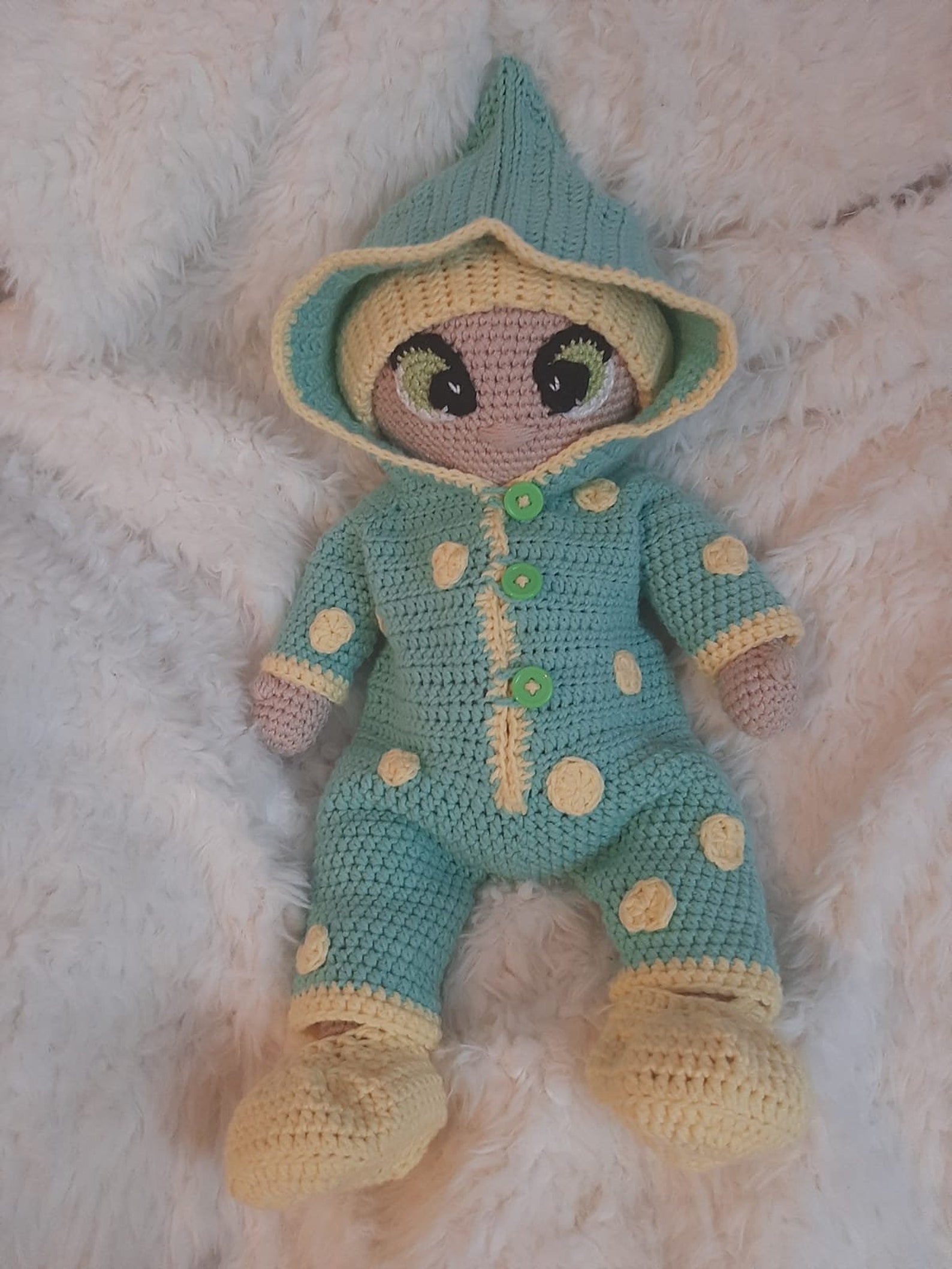 Polka Cat Clothes Set Pattern for Dominic Doll - Etsy