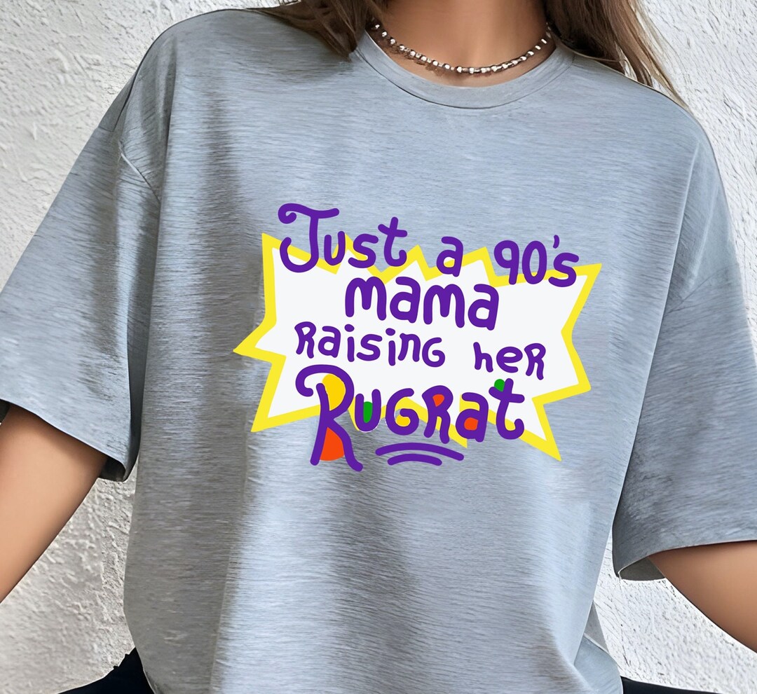 Just A 90's Mama Raising Her Rugrat Png, Rugrats Png, Rugrat Cricut ...