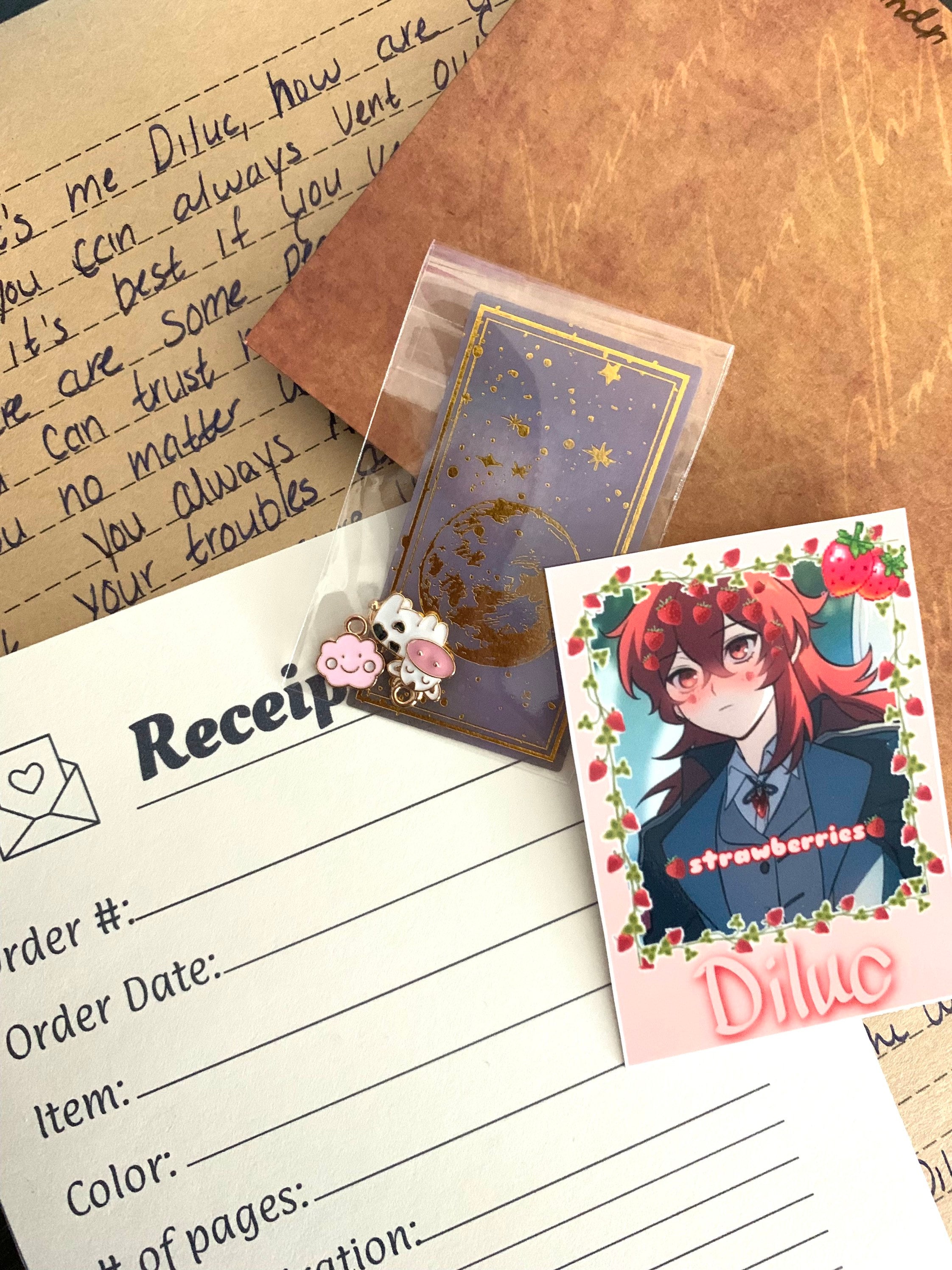 Genshin Impact Comfort Character Letter - Etsy Australia