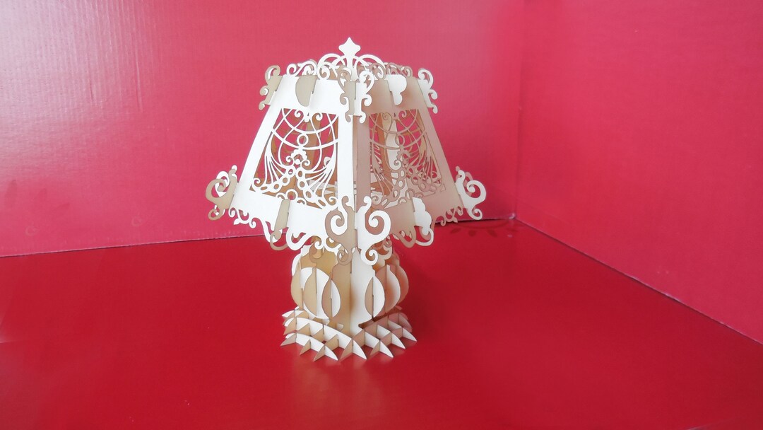 Paper Openwork Lamp Template. PDF, SVG and PNG - Etsy