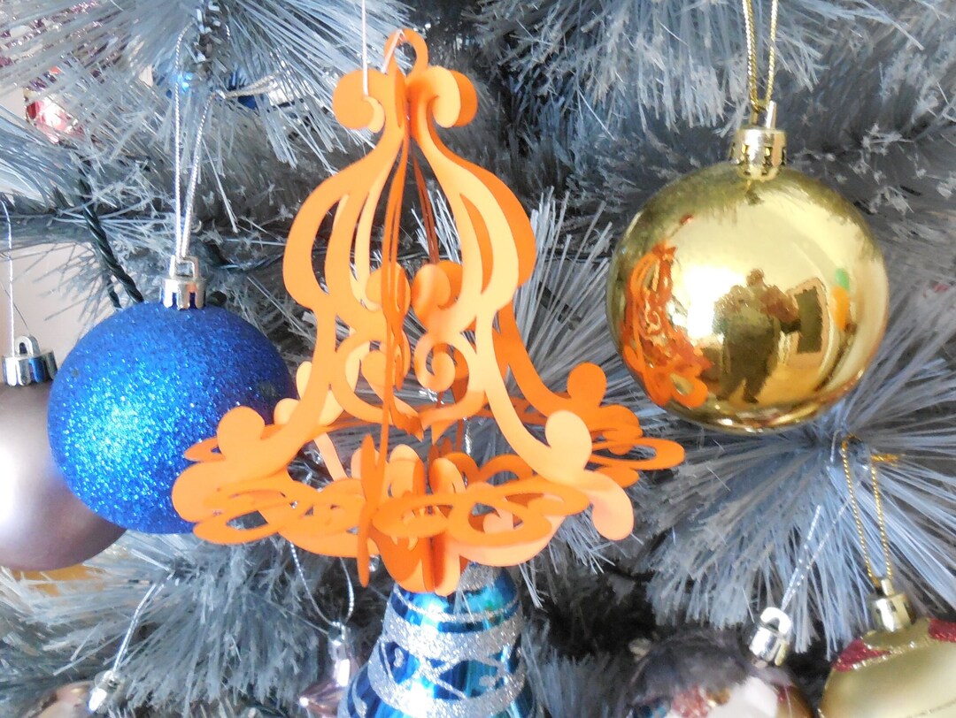 3D Christmas Bell Ornament: Papercraft Template (digital Download) - Etsy