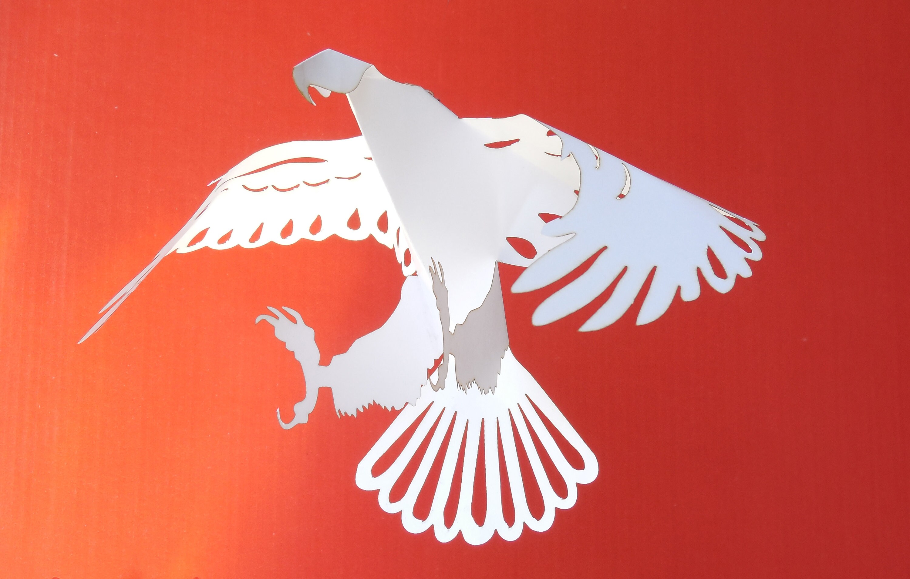Eagle-hanging Figure of a Bird of Prey-pattern for Cutting Paper ...