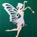Fairy With Magic Wand Paper Cut Template (digital Download) - Etsy