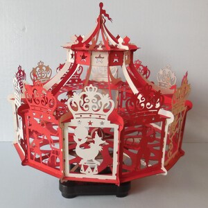 Circus Tent 3D Papercraft Template: DIY Home Decor (digital Download ...