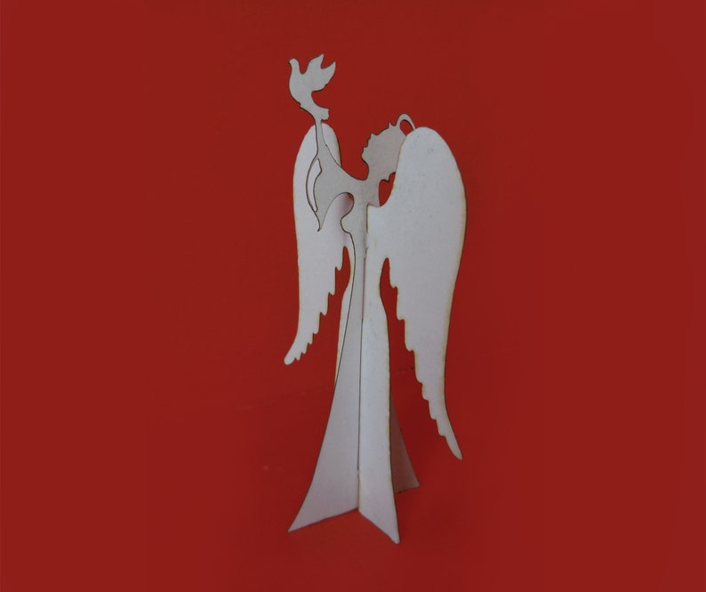 3 Christmas Angels Figurines Christmas Angels SVG Christmas - Etsy