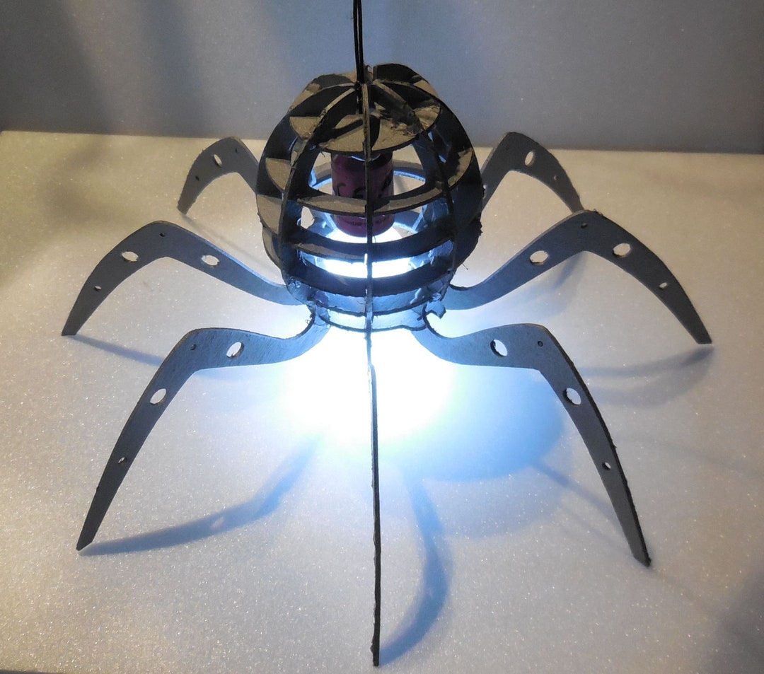 Spiderlamp SWG, Spiderlamp Models, Lamp Chandelier, Pendel Template SVG ...