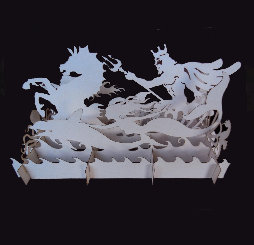 Poseidon-neptune Figurine, 3D Figure of Poseidon, Neptune God of the ...