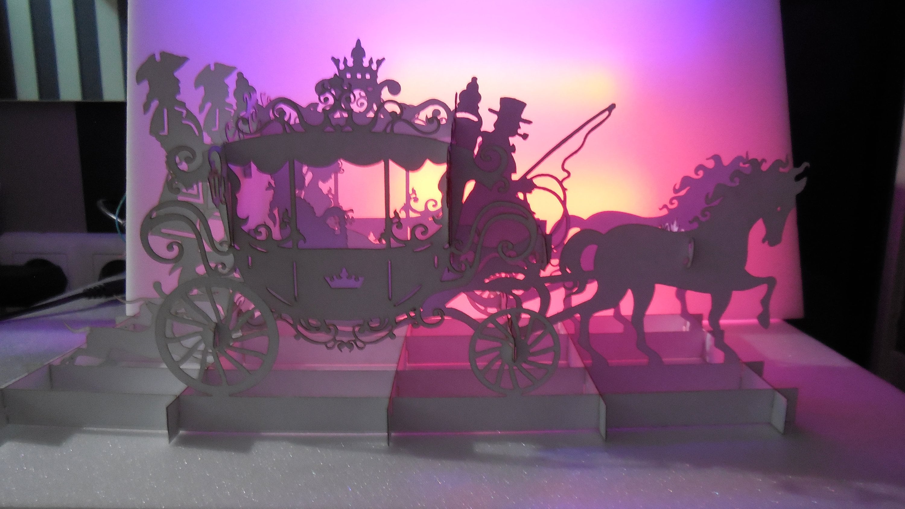 Royal Stroller 3D Folding Template for Cutting Paper. PDF | Etsy