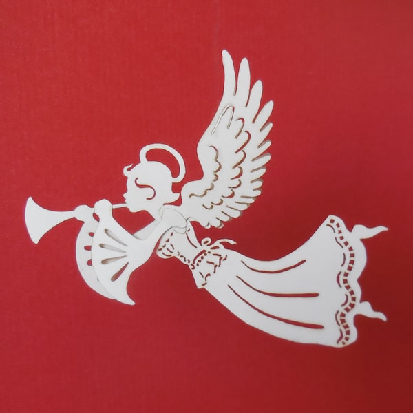 Flying Angel With Trumpet - Etsy