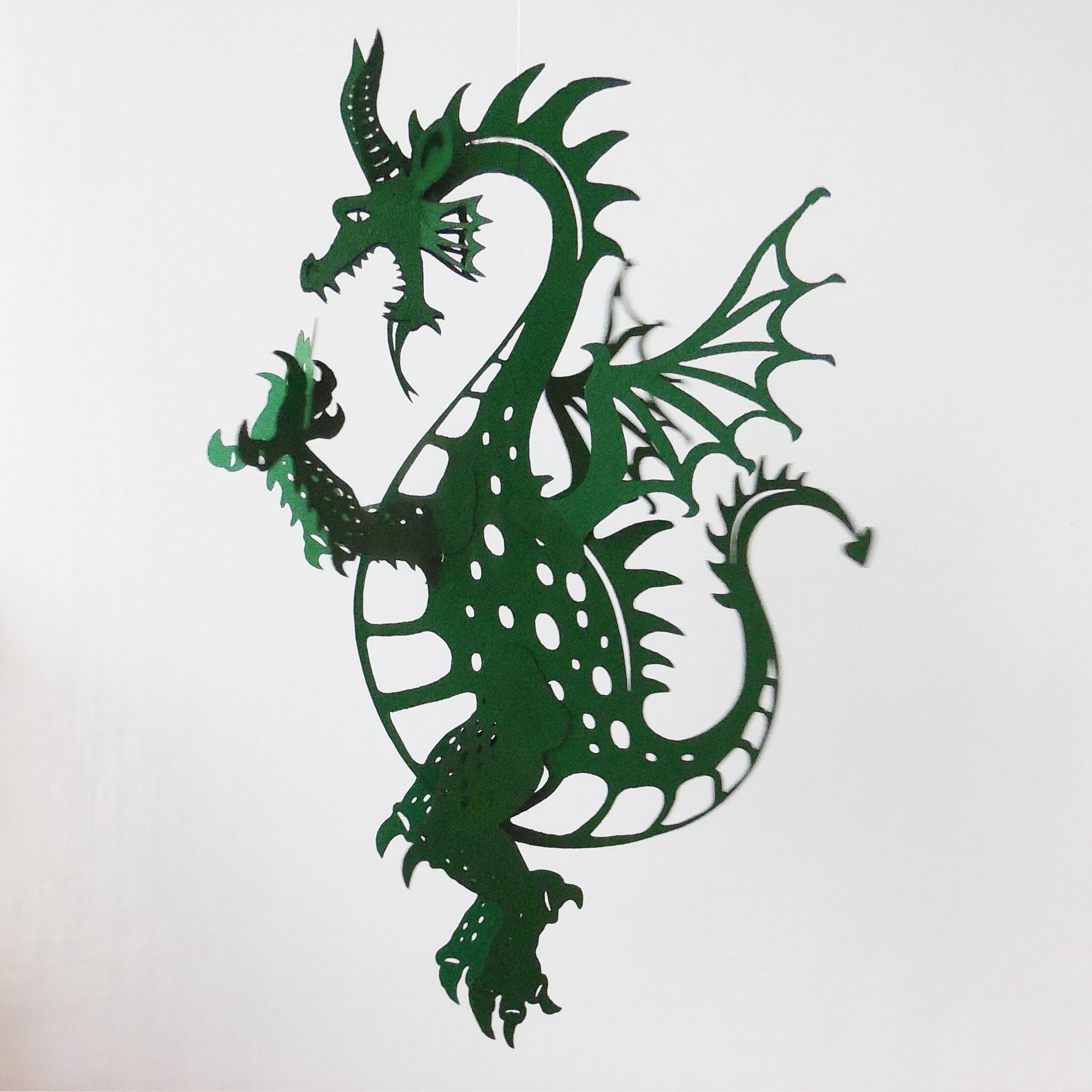 Green Dragon 3D Dragon Svg Dragon Cut File Dragon Dsign - Etsy
