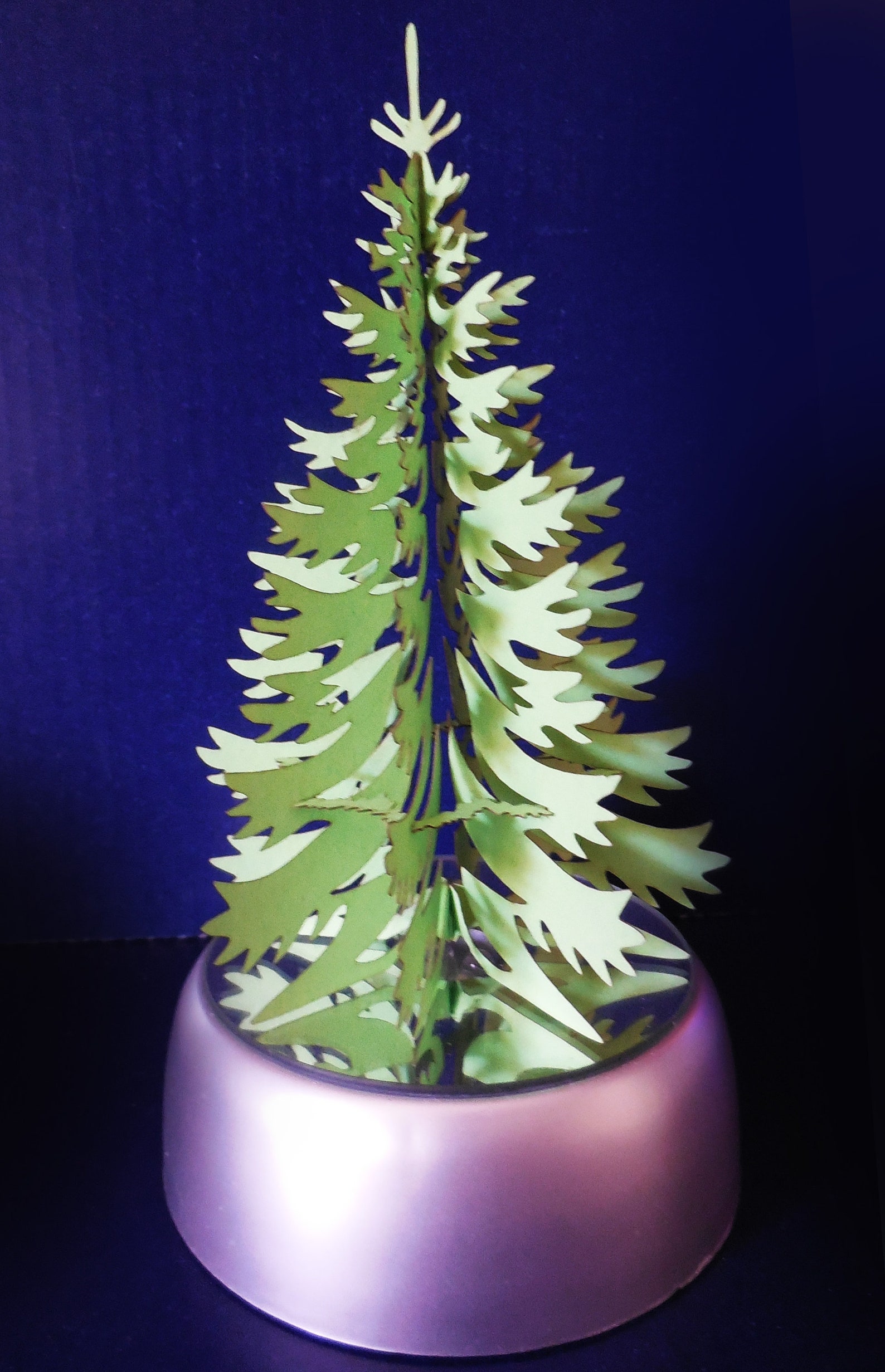 Small Christmas Tree - 3D - Template for Cutting Paper - Etsy