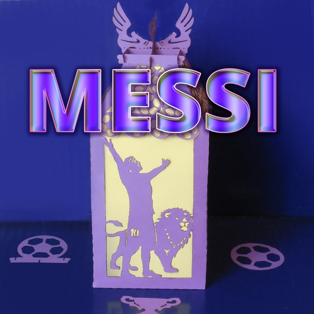 Lionel Messi Paper Lantern SVG: Soccer Idol Gift (digital Files) - Etsy