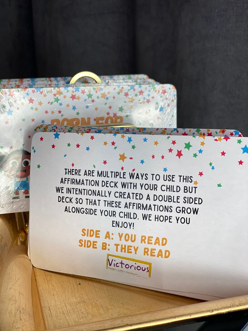 Born for Greatness- Affirmation Cards - Etsy