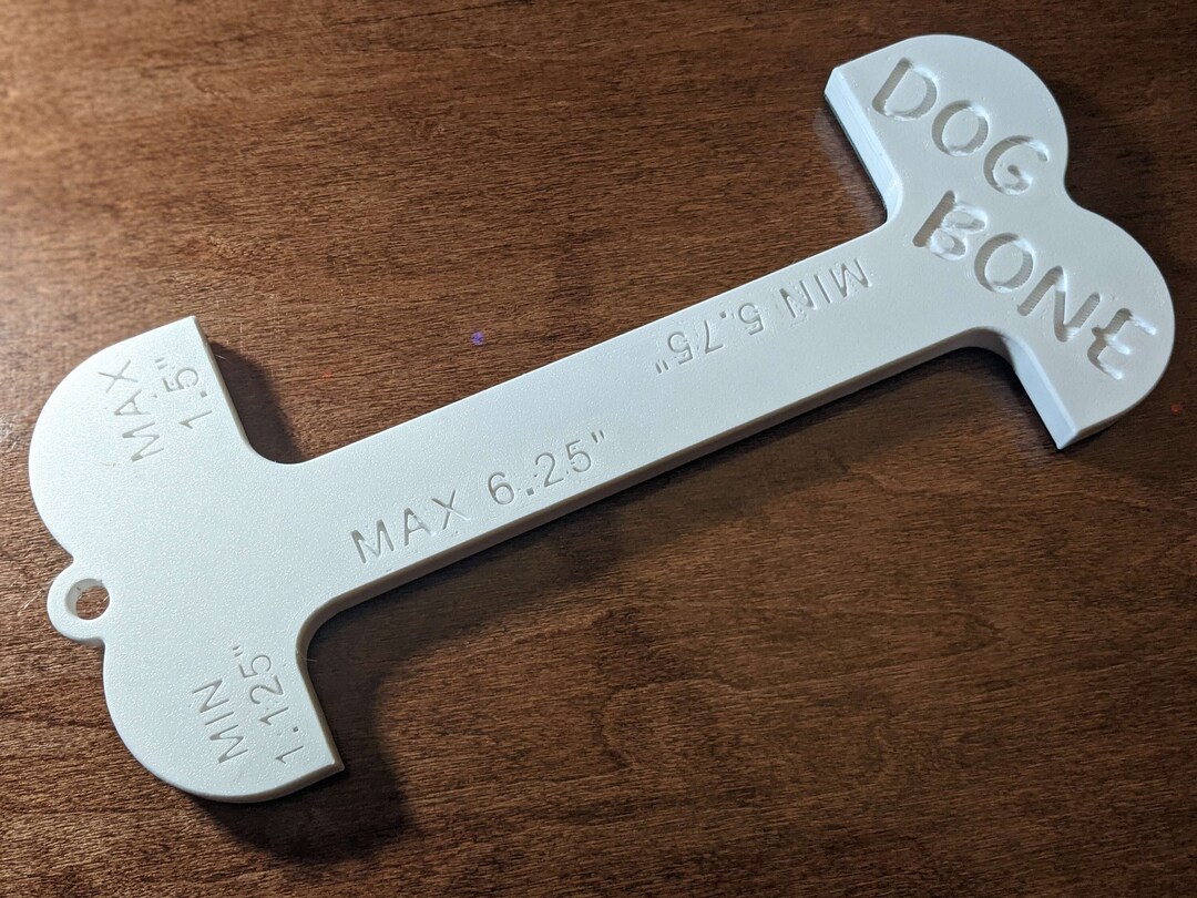 Dog Bone Cornhole Bag Measuring Tool - 3D Printed - Etsy