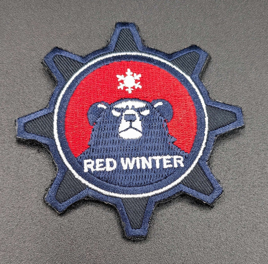 Red Winter Federal Academy Blue Archive - Hook & Loop Morale Patch - Etsy