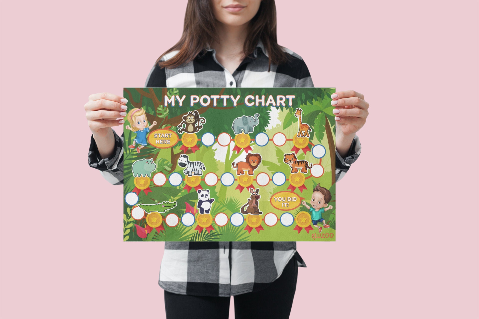 Potty Training Reward Chart Printable - Instant Download - A4/A3/A5 ...