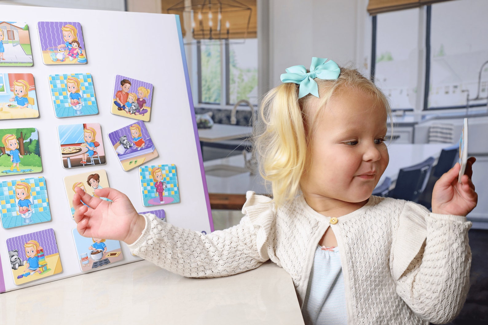 72 Magnetic Daily Activity Cards-visual Schedule Kids-toddler Routine ...