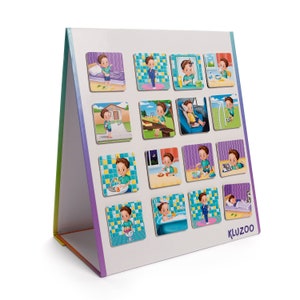 72 Magnetic Daily Activity Cards-visual Schedule Kids-toddler Routine ...