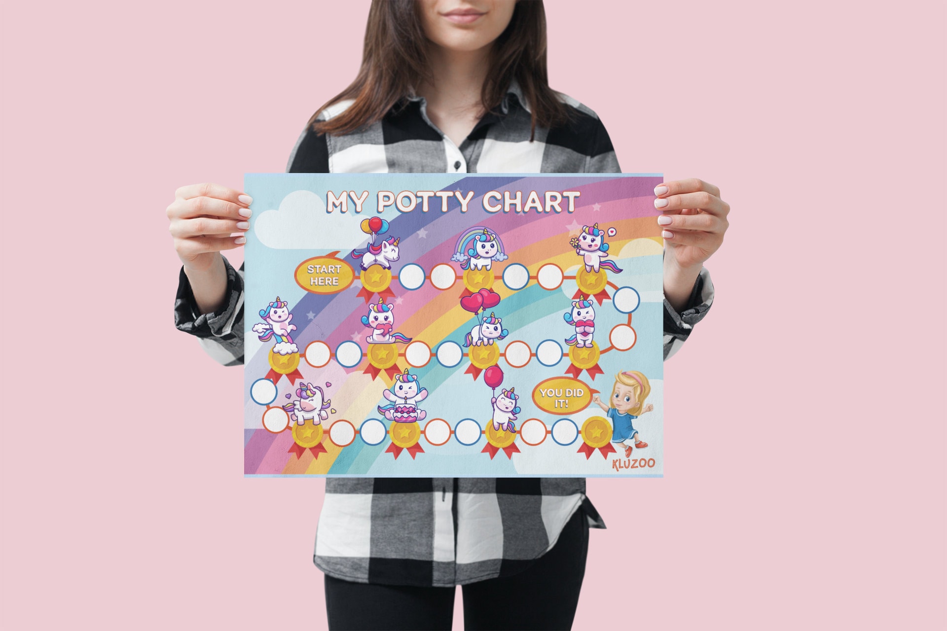 Potty Training Reward Chart Printable - Instant Download - A4/A3/A5 ...